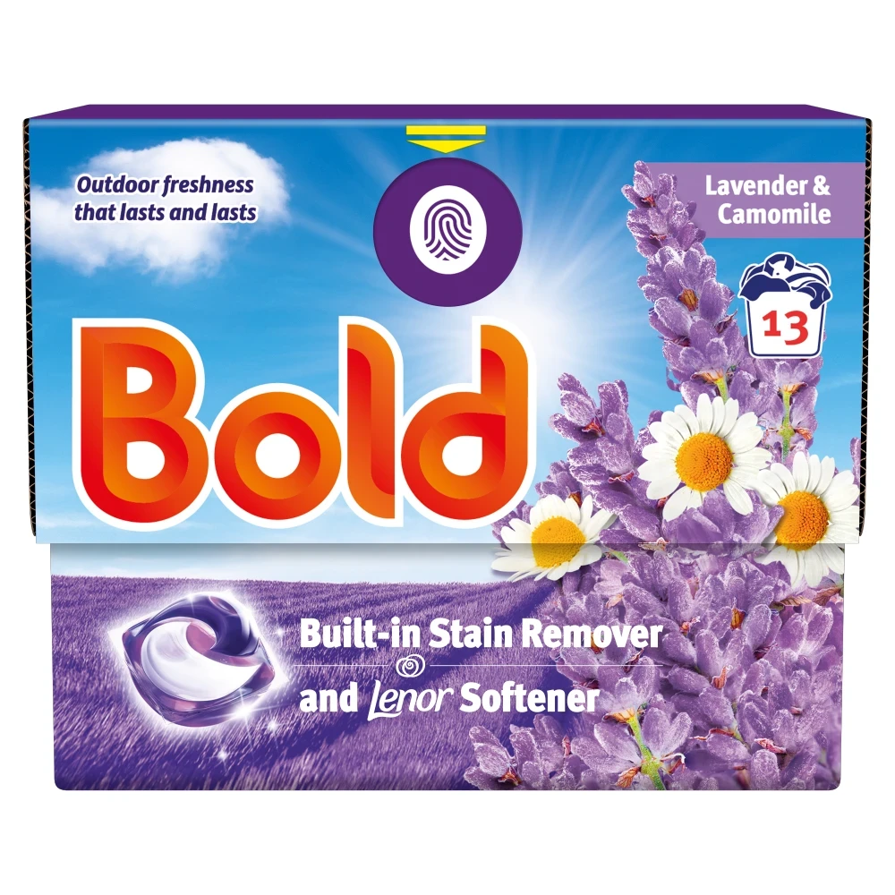 Bold PODS Washing Liquid Laundry Detergent Capsules, Lavender ...