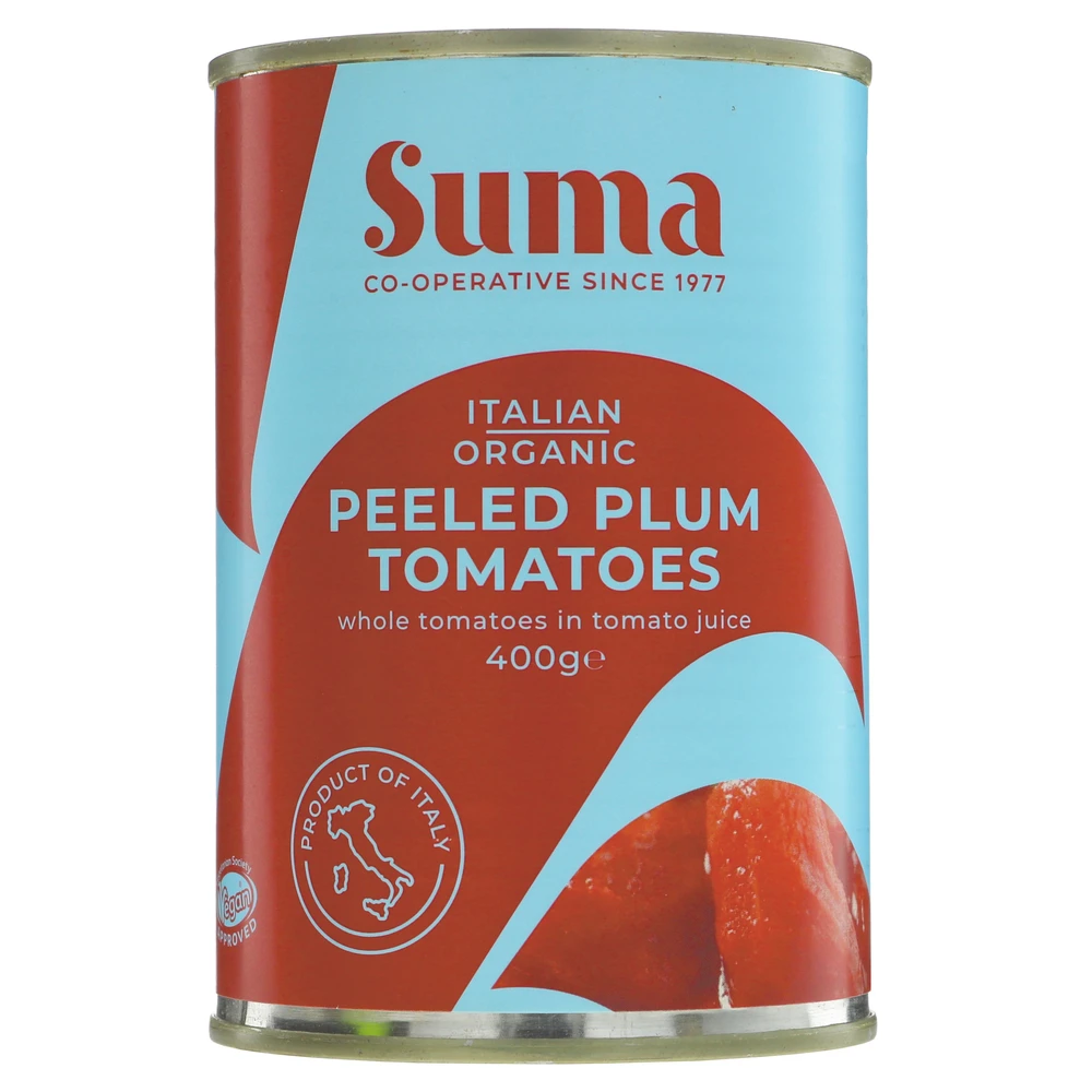 Suma Organic Tomatoes Whole Peeled Plum 400g | Pasta Additives | Joybuy