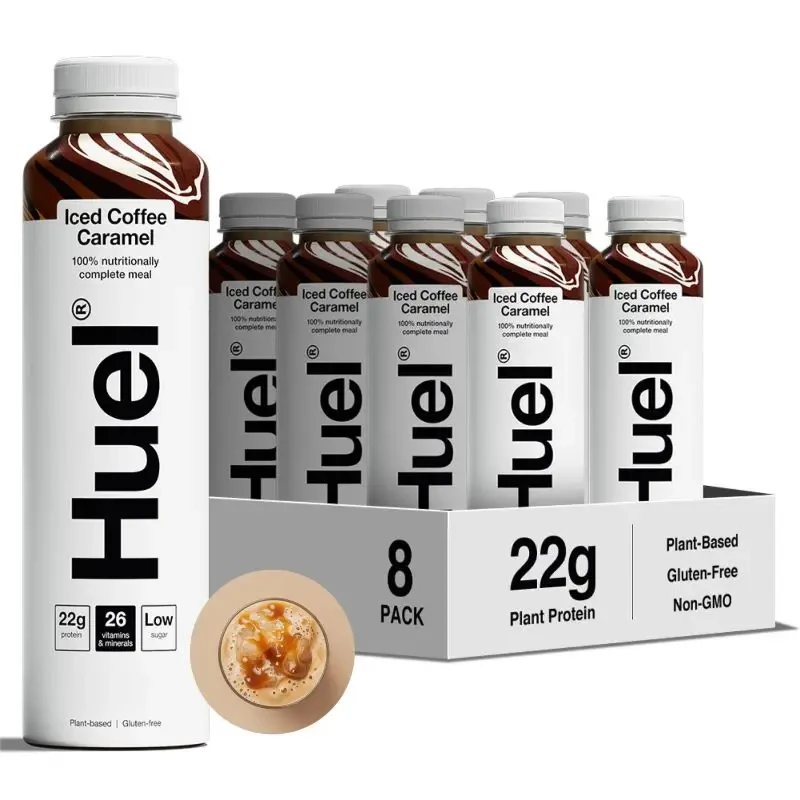 Huel RTD White Edition Meal Support Drink Iced Coffee Caramel Flavour ...