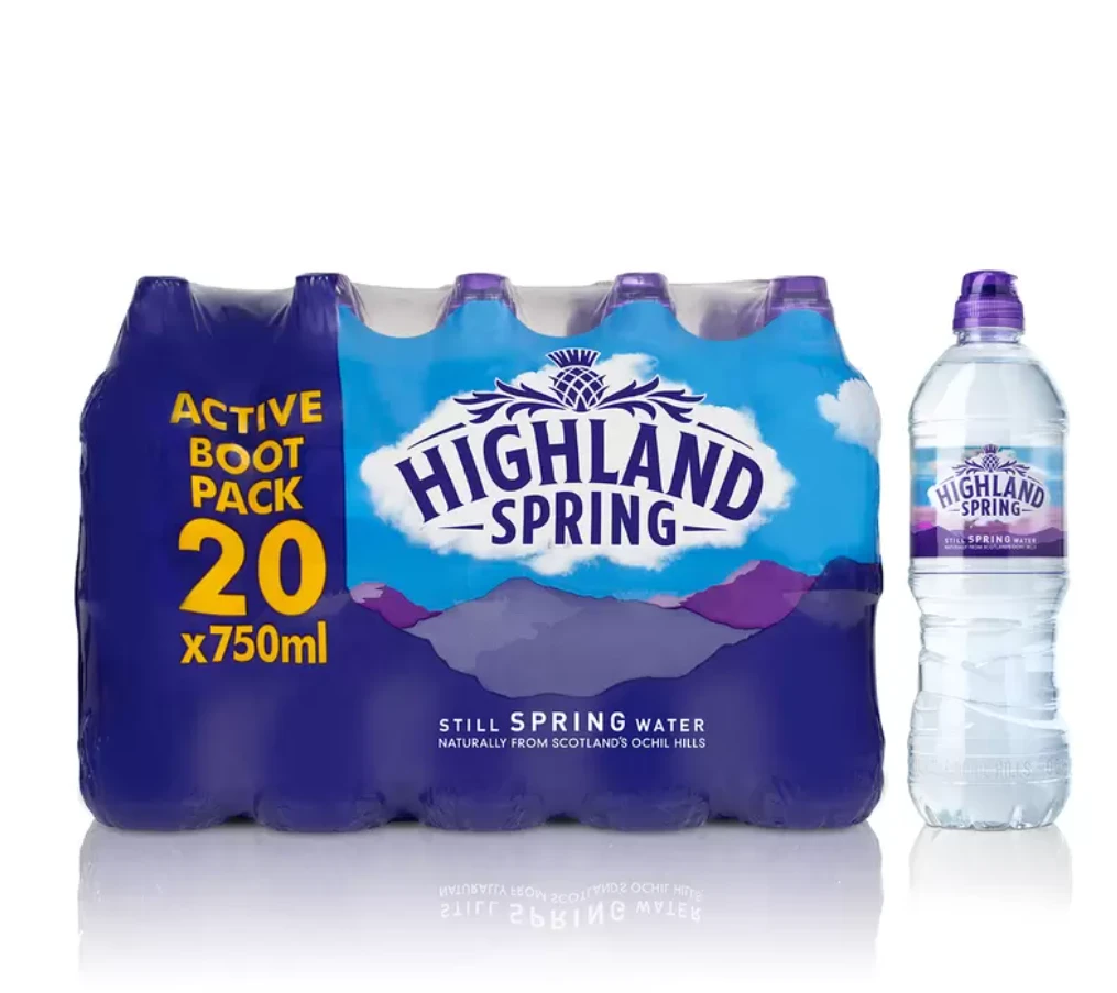 Highland Spring Still Spring Water 20 X 750ml | Water | Joybuy
