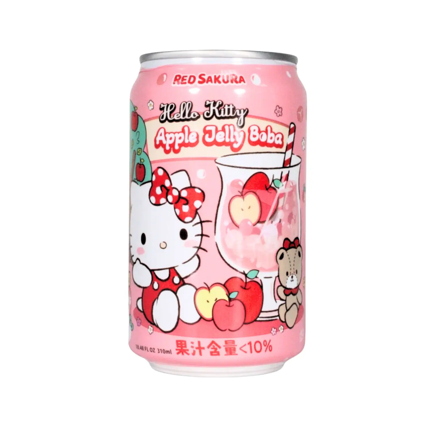 Hello Kitty Apple Jelly Boba 310ml | Fruit Juices & Nektars | Joybuy