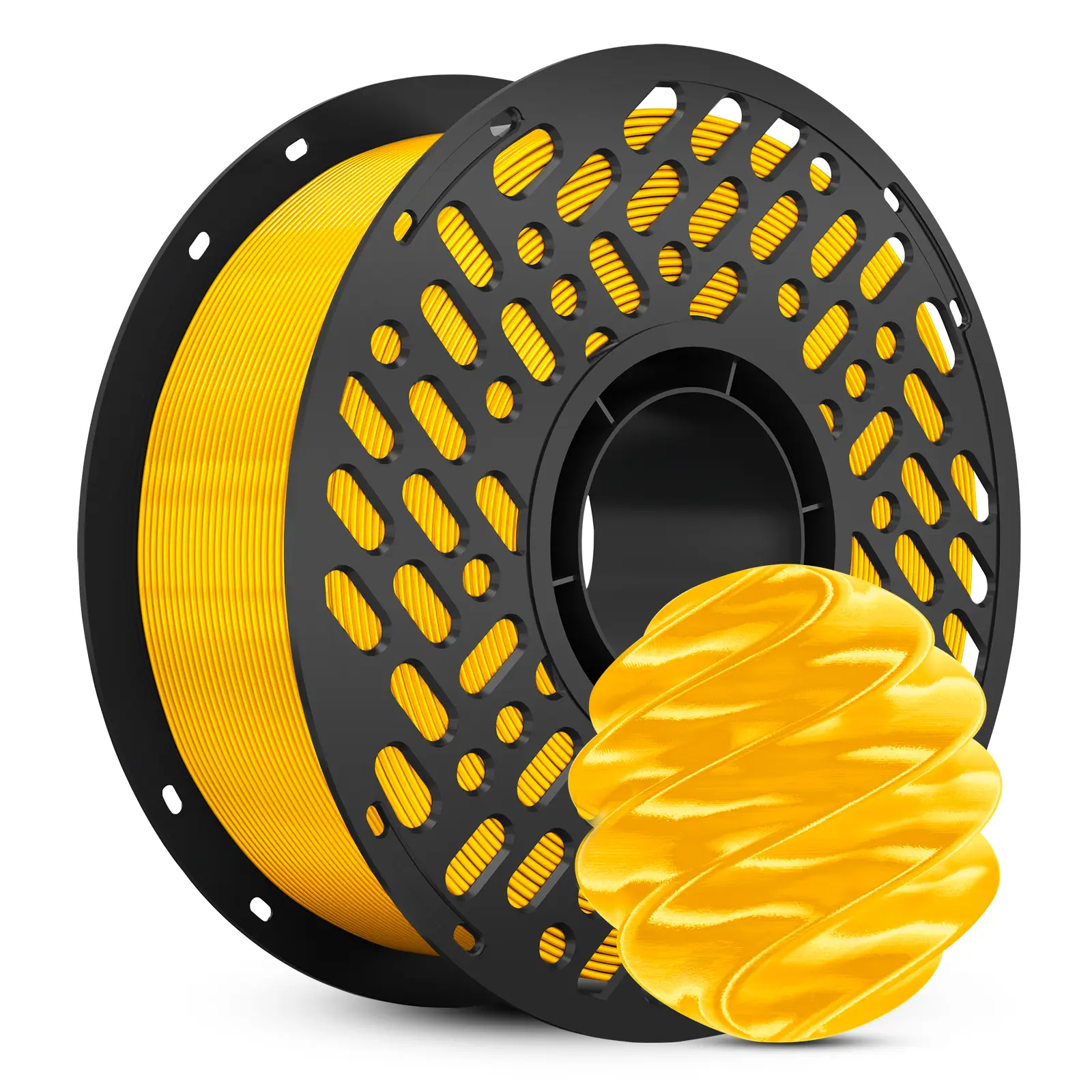 Cailab Pla Silk 3d Printer Filament, Single Color - Sunshine Gold | 3D ...