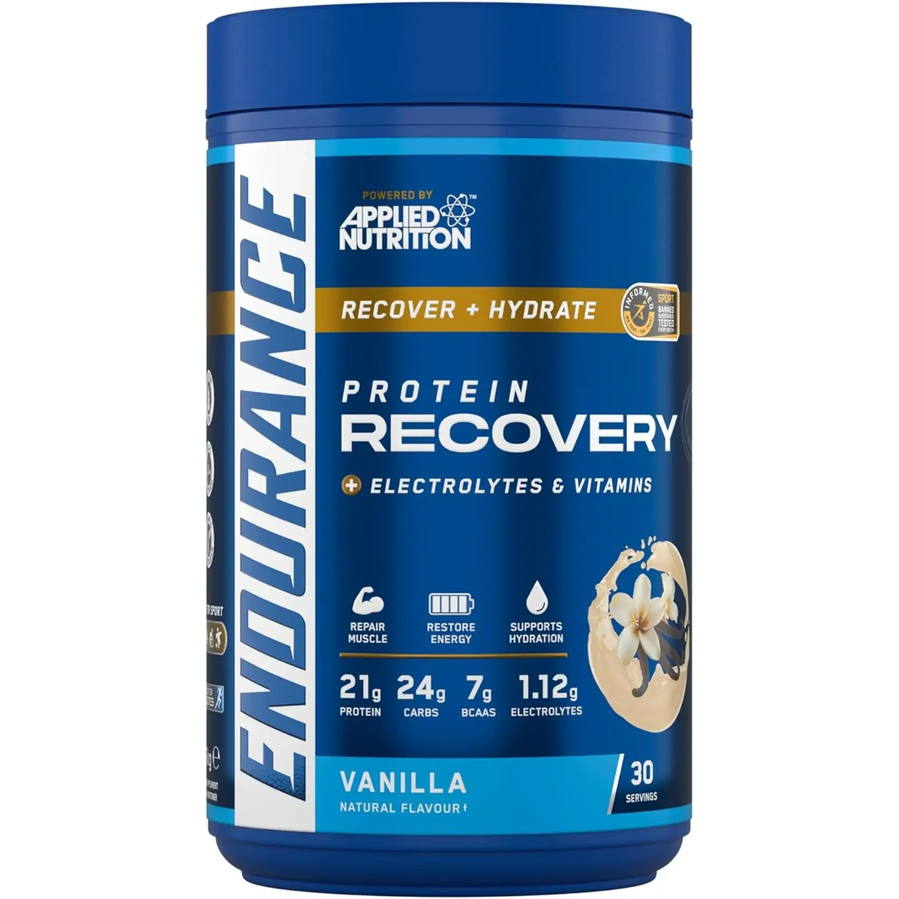 Applied Nutrition Vegan Recovery Protein Powder With 21g Plant Protein ...