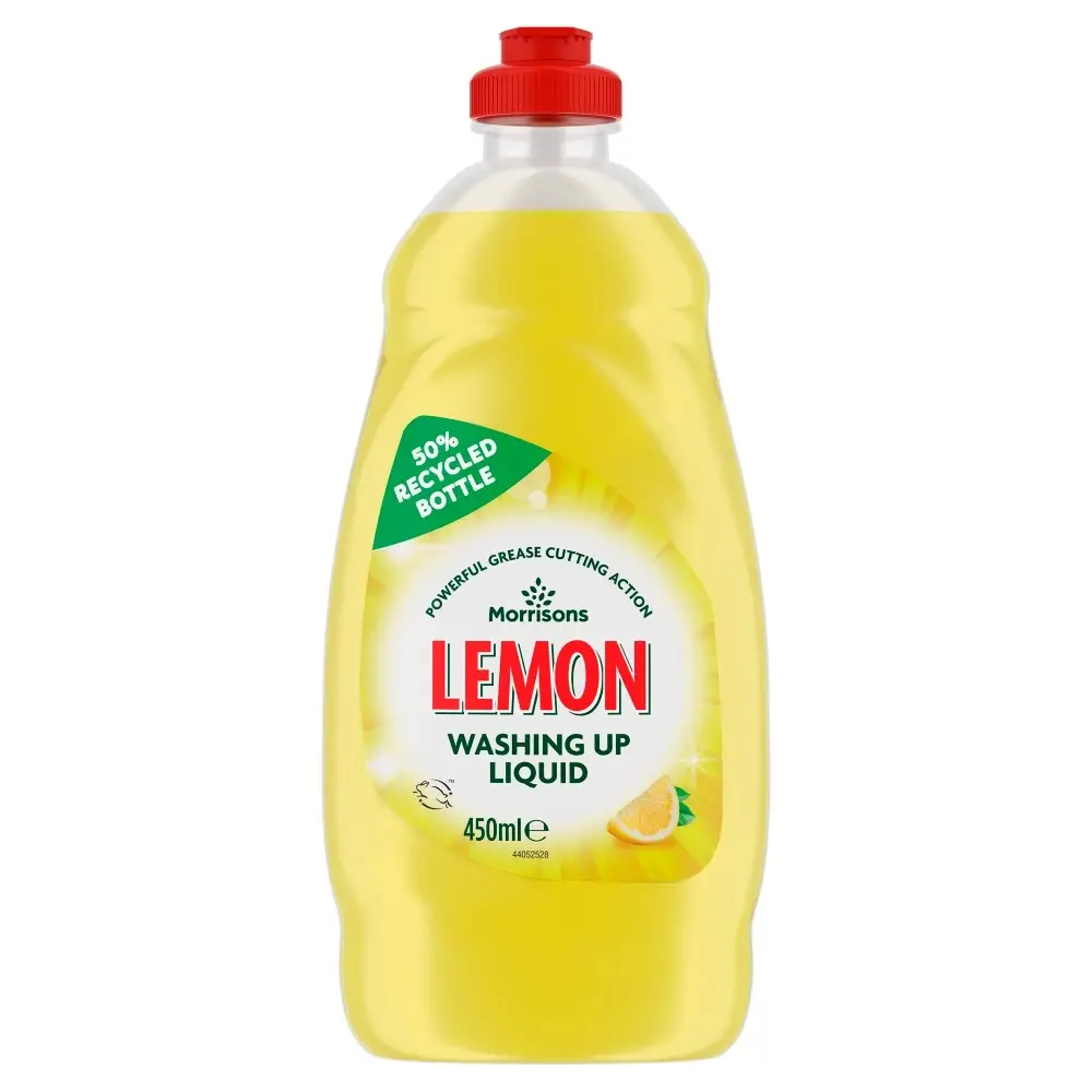 Morrisons Washing Up Liquid, Lemon, 450ml | Washing-Up Liquid | Joybuy