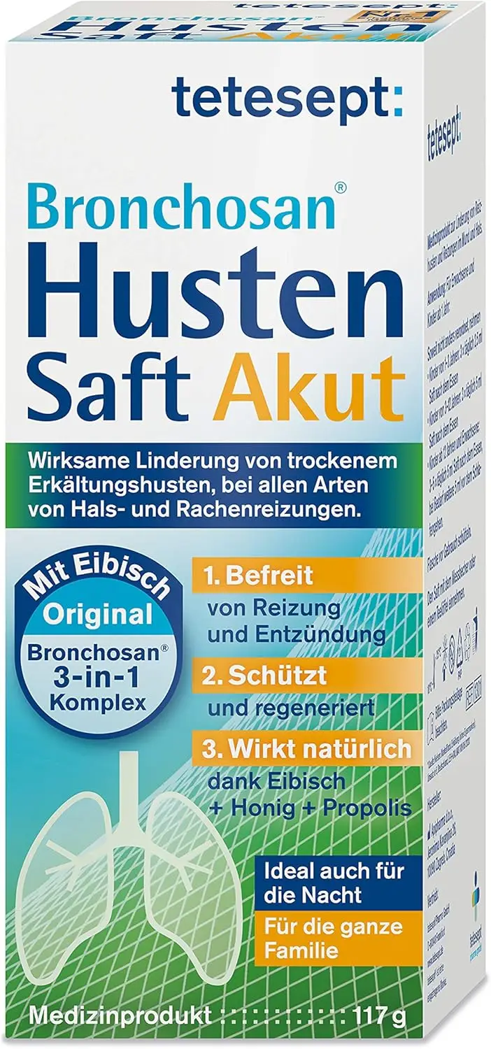 Tetesept Bronchosan Hustensaft Akut 117 g | Hustensäfte | Joybuy