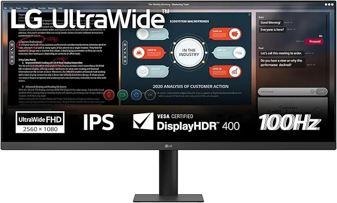 Lg Ultrawide™ 34u511a-b.aeu 34" Ultra Wide Pc Screen - Uwfhd (2560x1080 ...