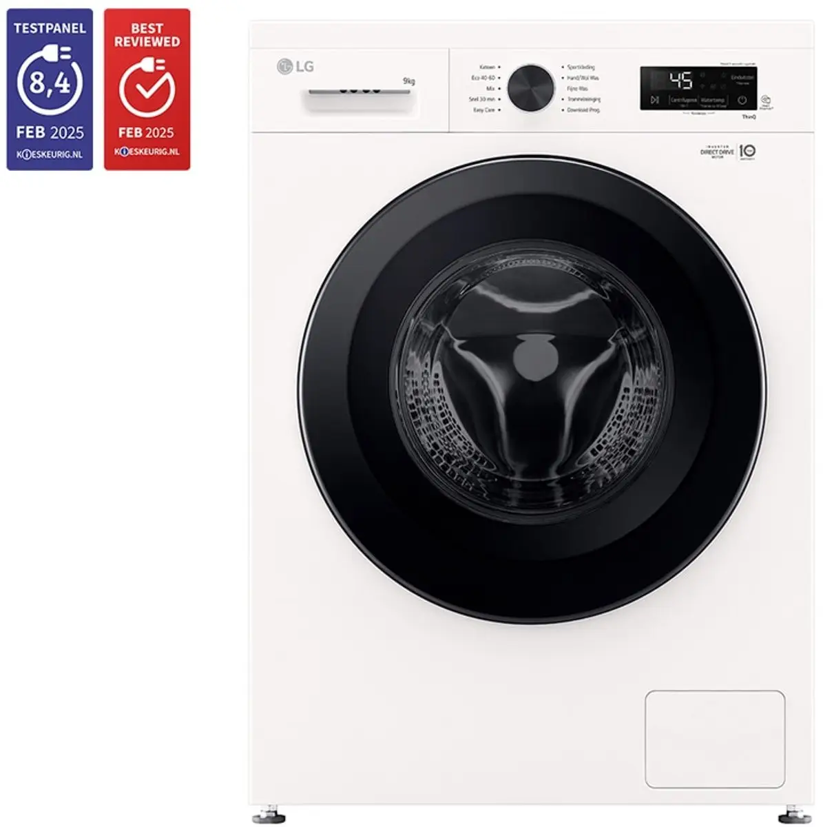 【Mega Vakantiegeld Deal】LG F4X1009NWK wasmachine - wit - direct drive ...