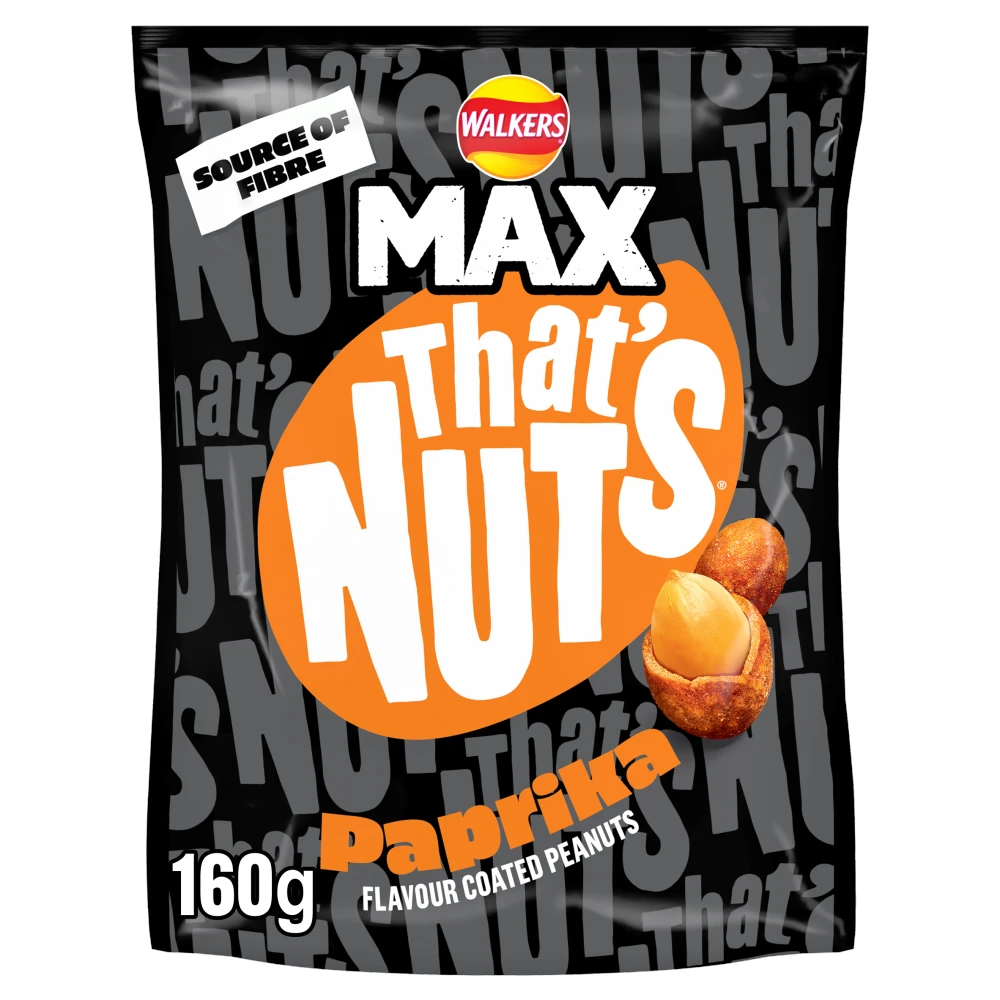 That's Nuts Walkers Max Paprika 160g | Snacks & Nuts | Joybuy