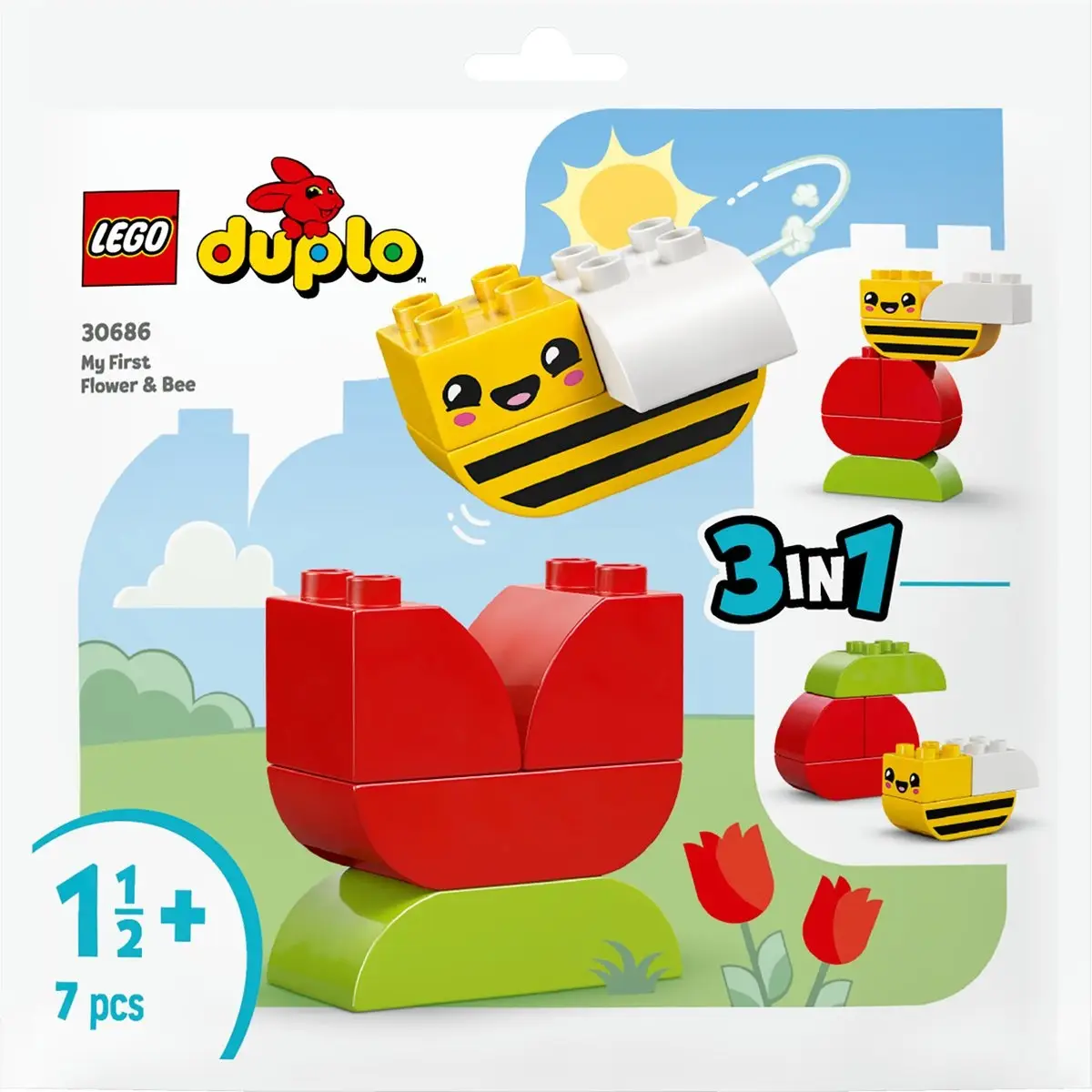 LEGO Duplo Mijn Eerste Bloem en Bij Bouwset - 30686, 7 stuks | Junior ...