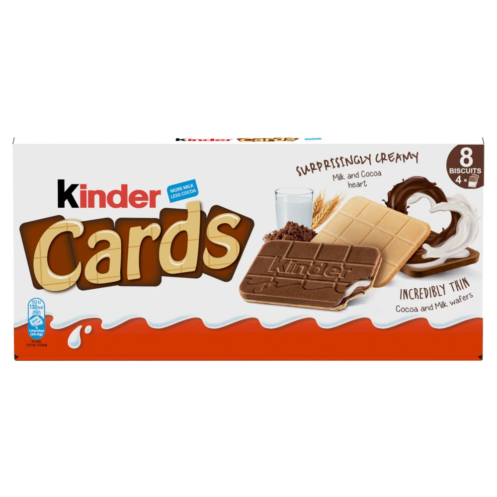 Kinder Cards 4 Pack 102.4g | Chocolate | Joybuy