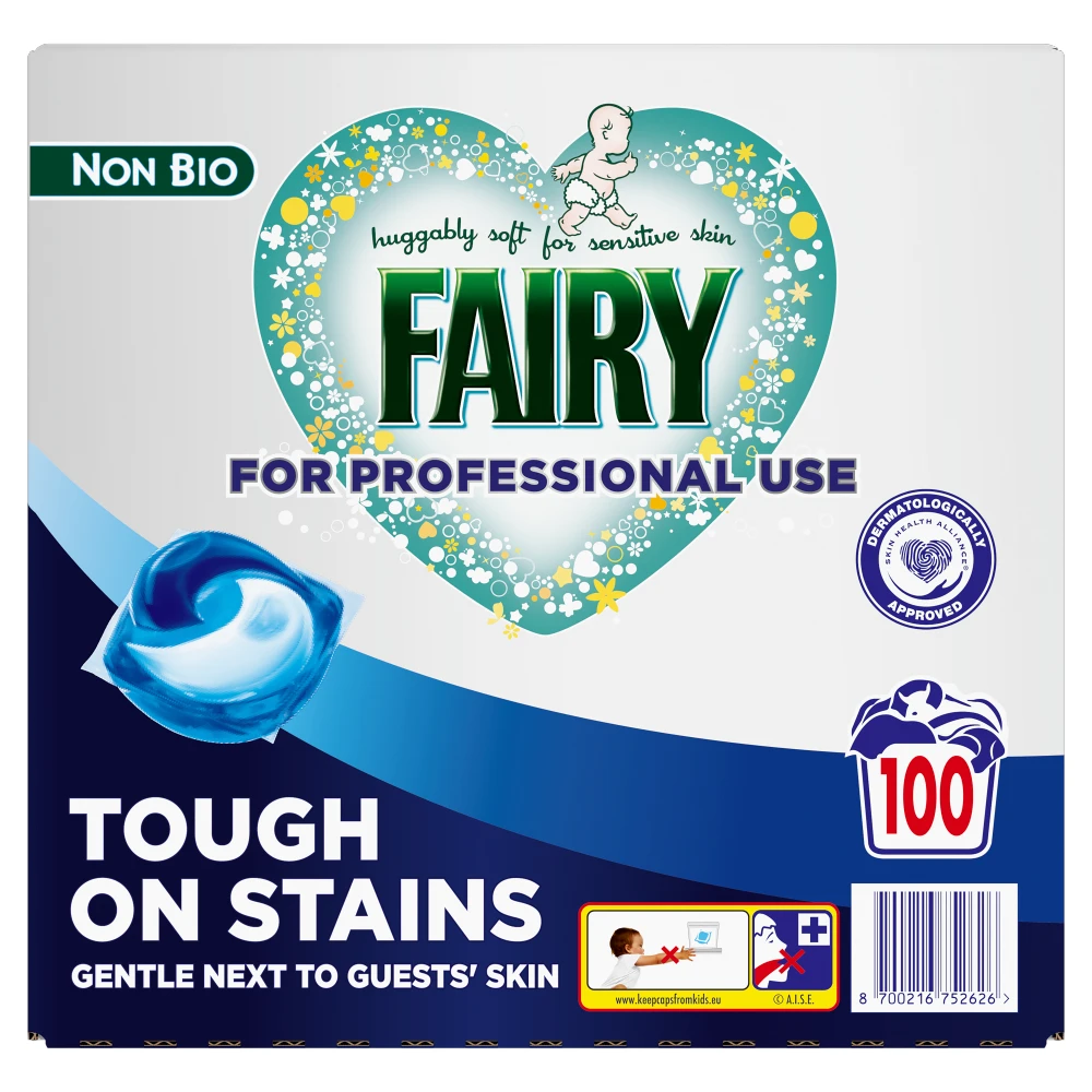 Fairy Professional Non-bio All-in-1 Pods Washing Detergent Capsules ...
