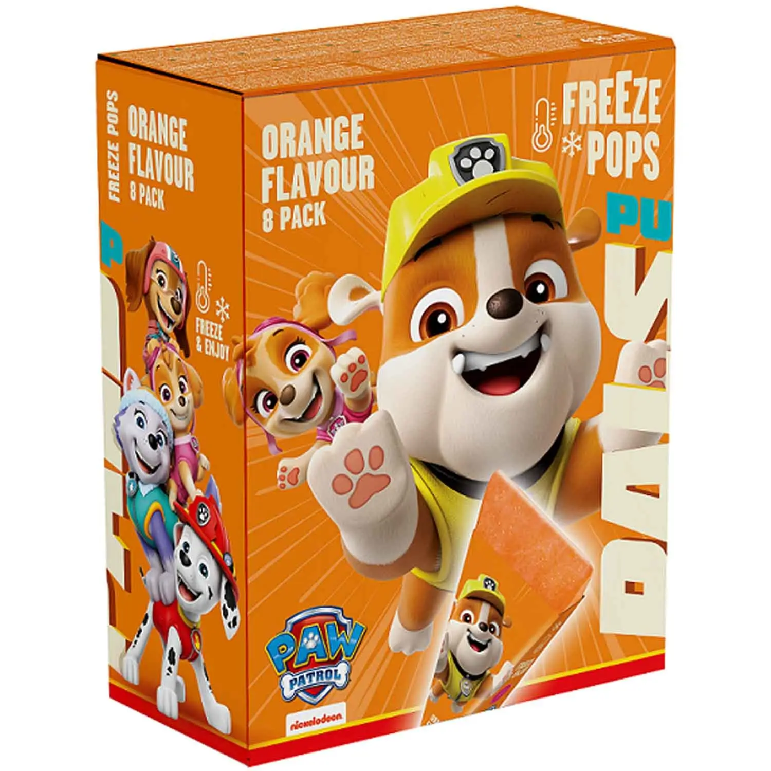 Paw Patrol Triangle Pops Orange 8x62ml | Eiswürfel & Eiscreme | Joybuy