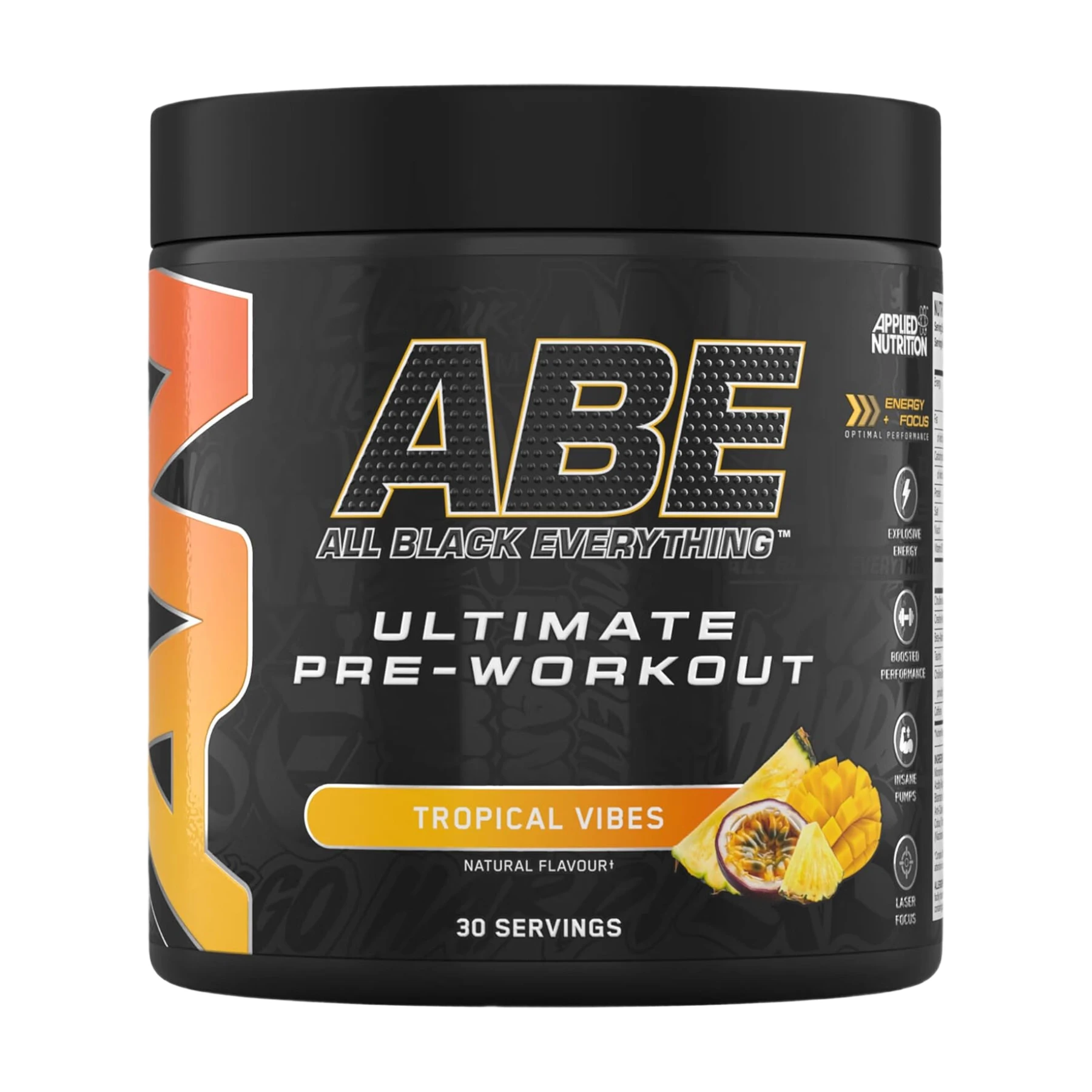 Applied Nutrition ABE Pre Workout Energy Powder Tropical Flavour - 375g ...