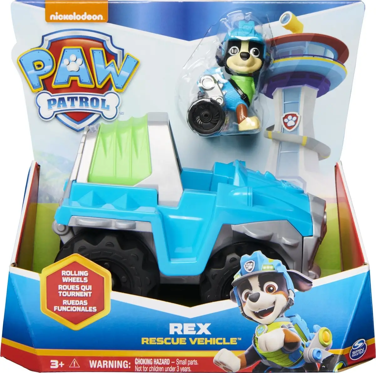 Spin Master Paw Patrol Rex Basisvoertuig - 17,4 cm, Groen | Speelsets ...