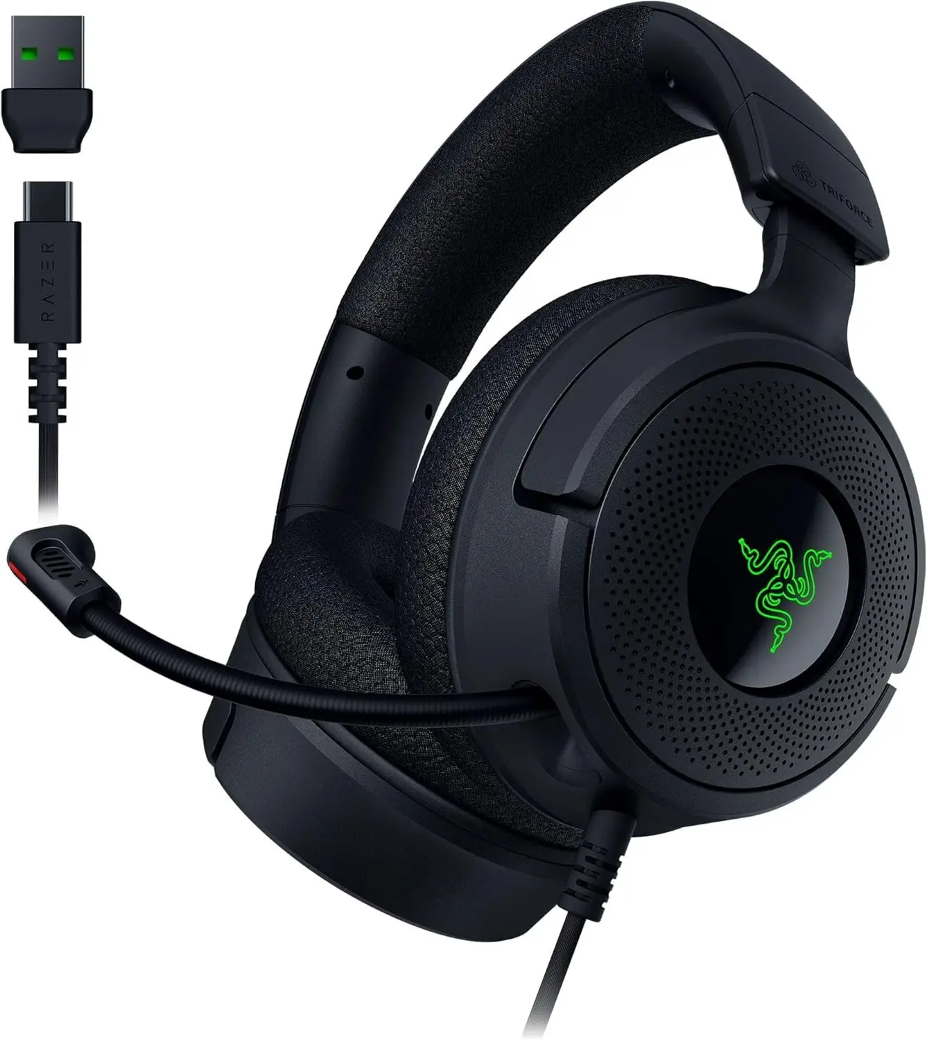 Razer Kraken V4 X Gaming-Headset, kabelgebunden, Schwarz | Gaming ...