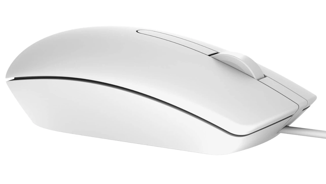 Dell Mouse Ms116 Optical Wired White | Mice | Joybuy