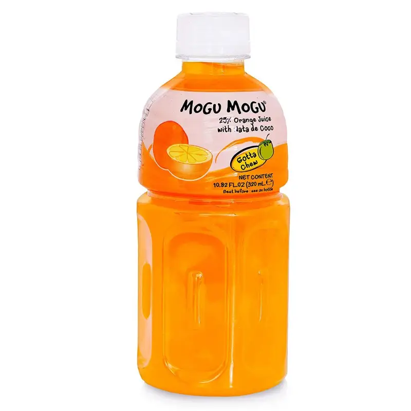 Mogu Mogu Nata De Coco Drink Orange Flavour 320ml 椰果飲料—橙味 | Fruit Juices & Nektars | Joybuy