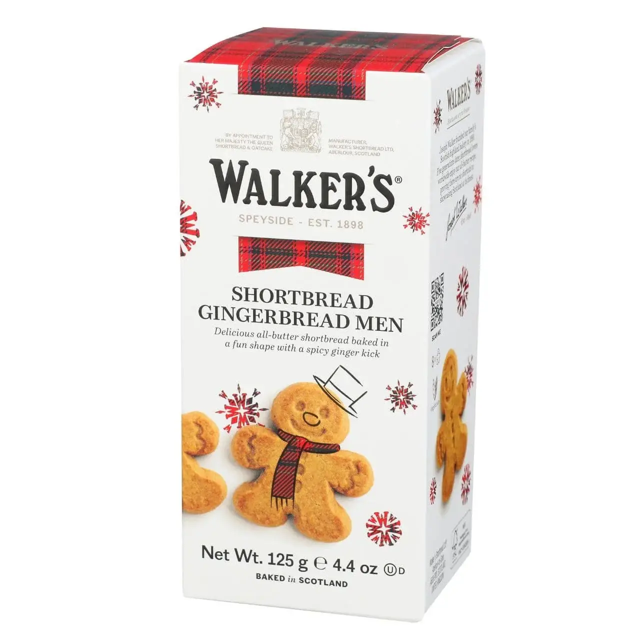 Walkers Shortbread Christmas Gingerbread Men 125g | Biscuits | Joybuy