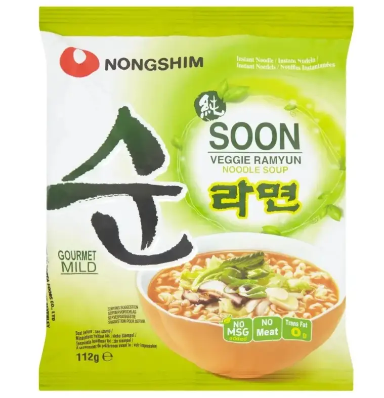 NongShim Soon Veggie Ramyun 112g | Instant Noodles | Joybuy
