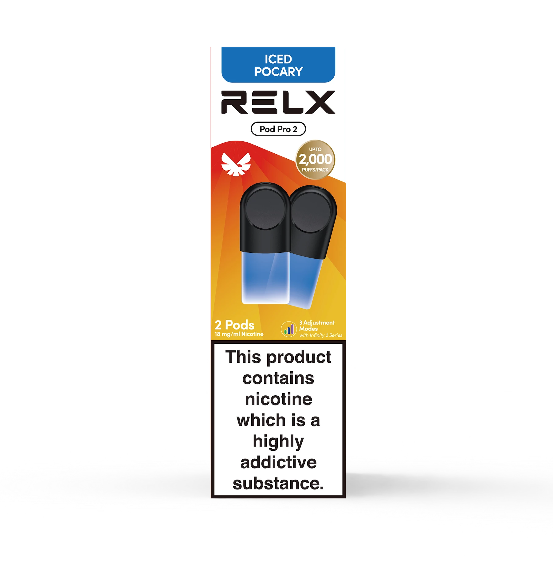 RELX Iced Pocary Pre-filled 2 Pods Pack | Pods | Joybuy