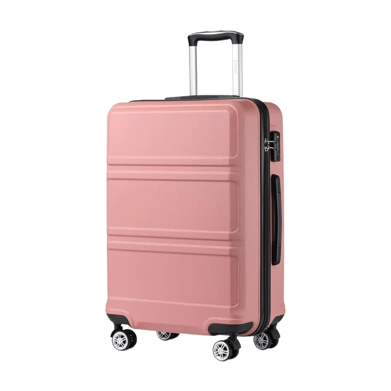 Kono Fashion Hand Luggage Lightweight Abs Hard Shell Trolley Travel ...