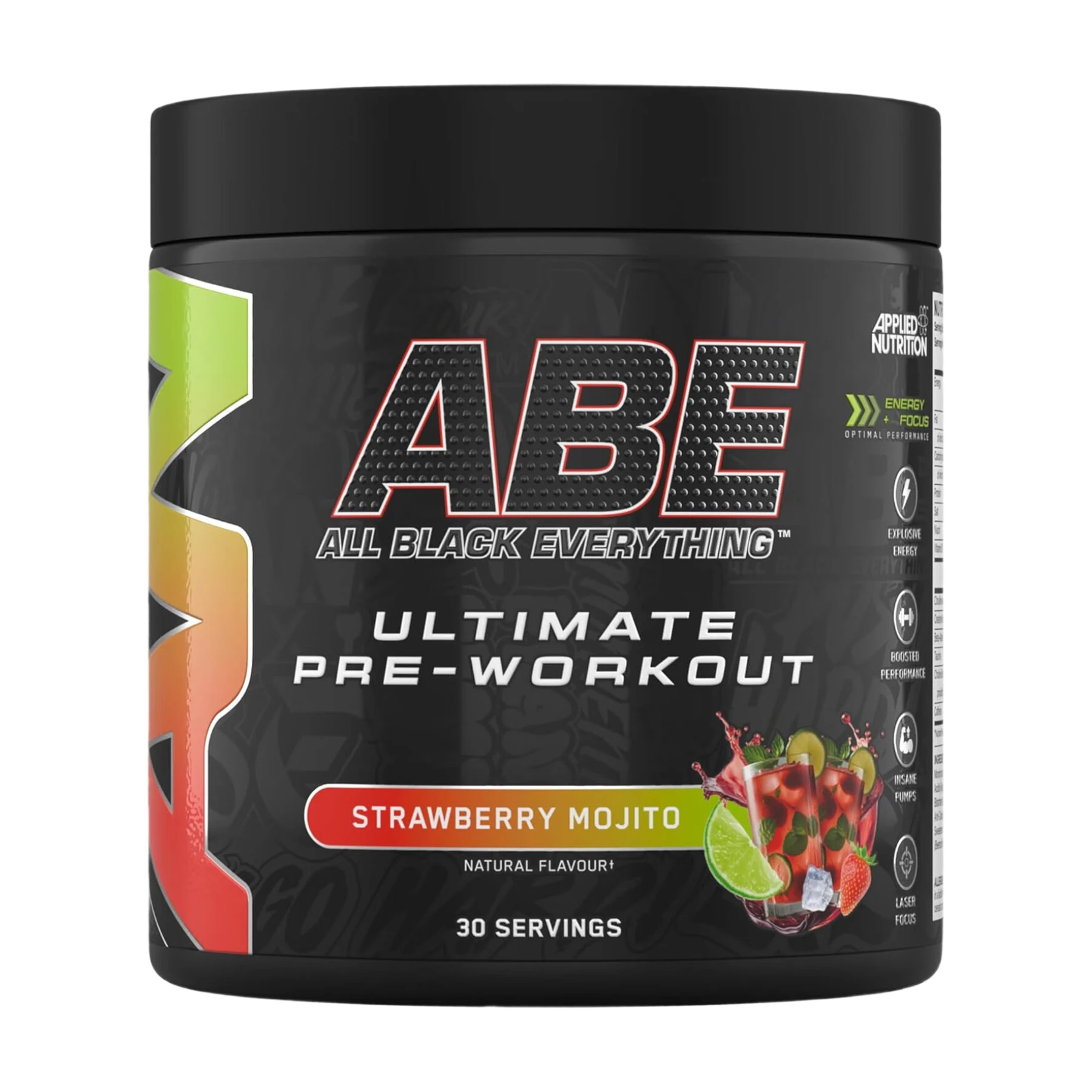 Applied Nutrition ABE Pre Workout Energy Powder Strawberry Mojito ...