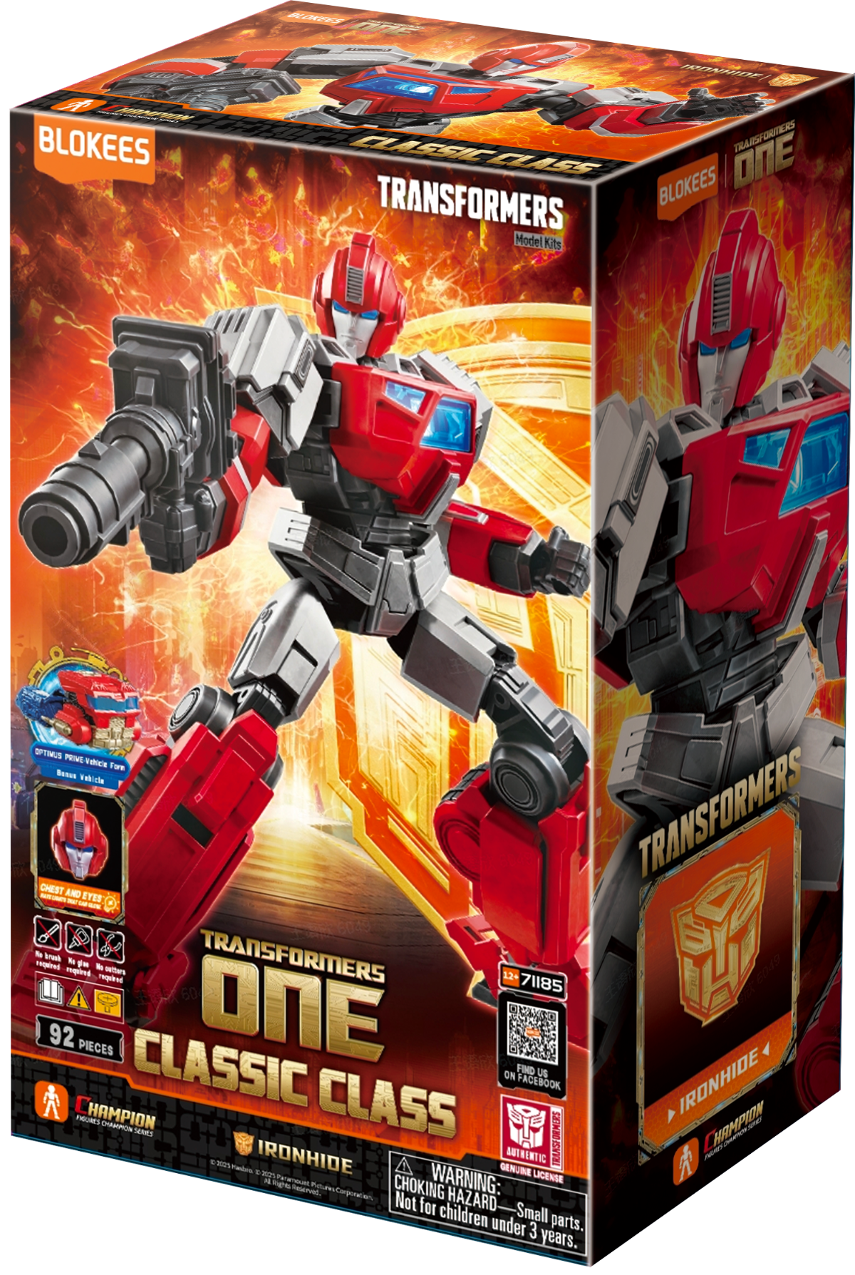 Blokees Transformers Classic Class 19 - Ironhioe (movie 8) Action ...