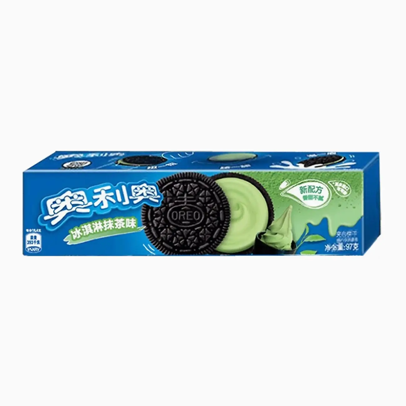 Oreo Cookies-ice Cream & Matcha Flavoured 奧利奧餅乾-霜淇淋抹茶97g | Cookies | Joybuy