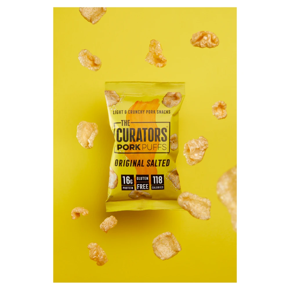 The Curators Salted Pork Puffs 25g | Snacks & Nuts | Joybuy