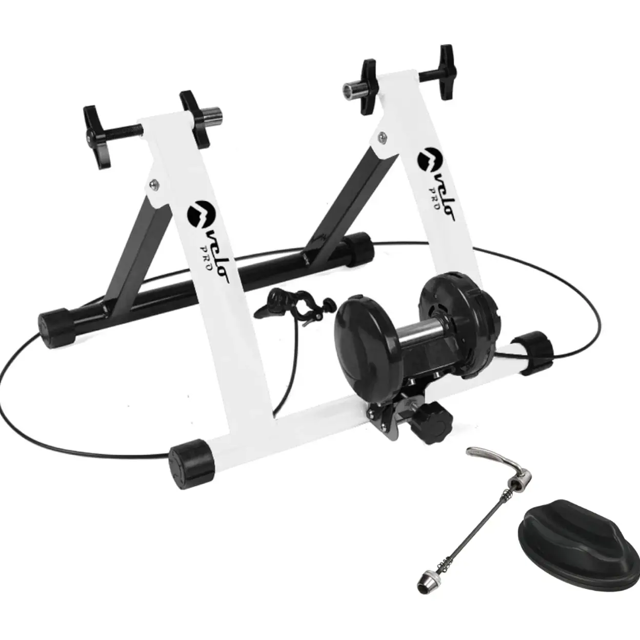 Velo Pro White Magnetic Turbo Trainer | Exercise Machines | Joybuy