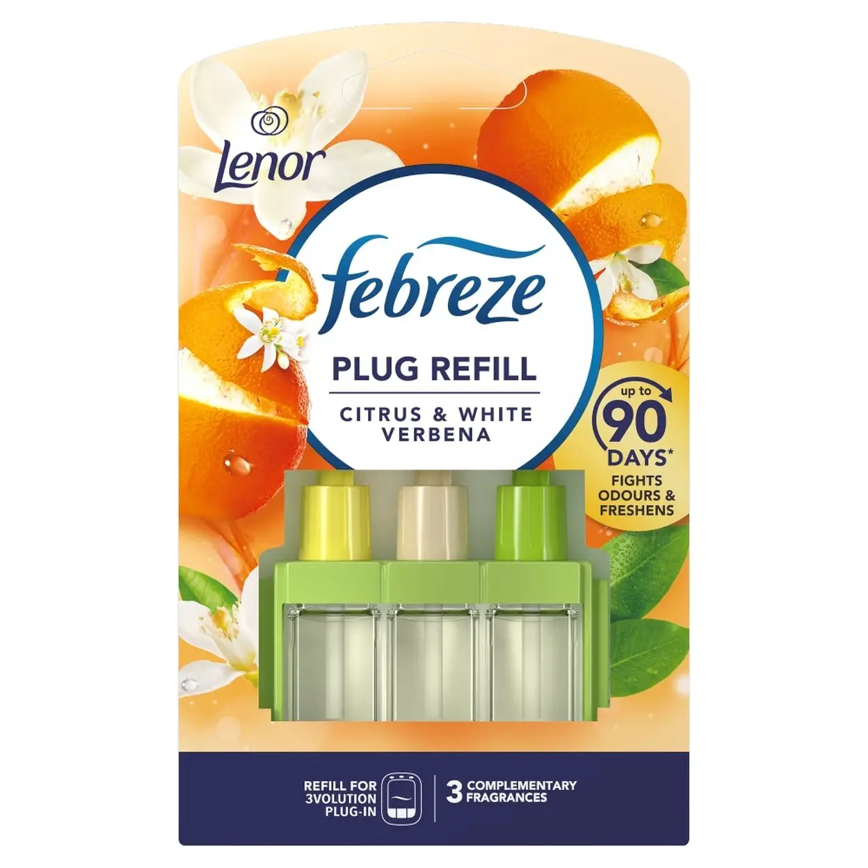 Febreze 3Volution Air Freshener Plug In Refill Citrus and White Verbena ...