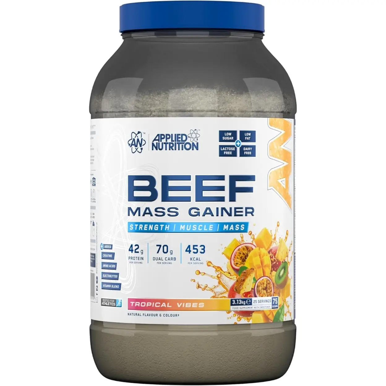 Applied Nutrition Beef-XP Mass Gainer Powder Tropical Vibes Flavour - 3 ...