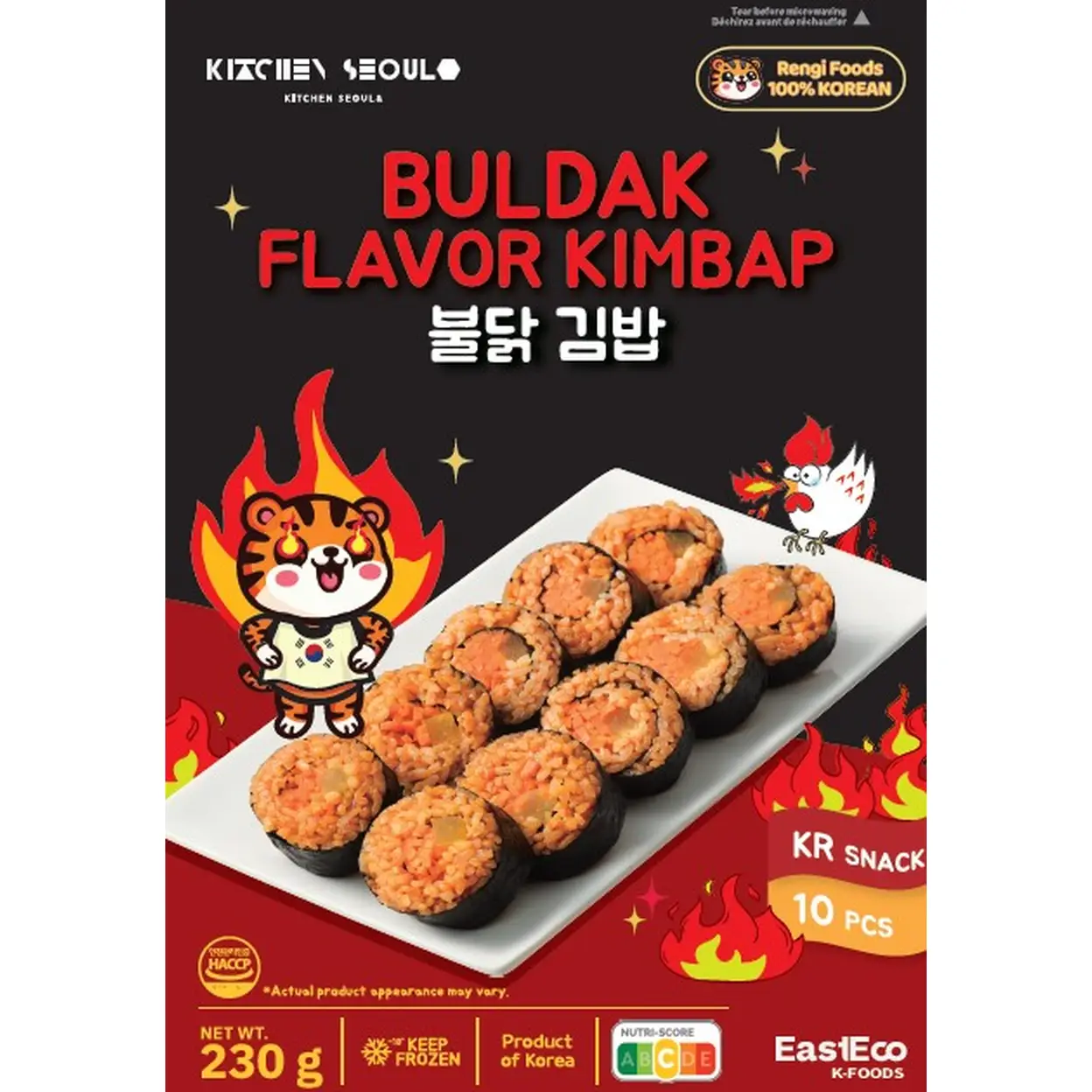 Easteco Rengi Kimbap Buldak 10pcs 230g | Tiefkühl-Fertiggerichte | Joybuy