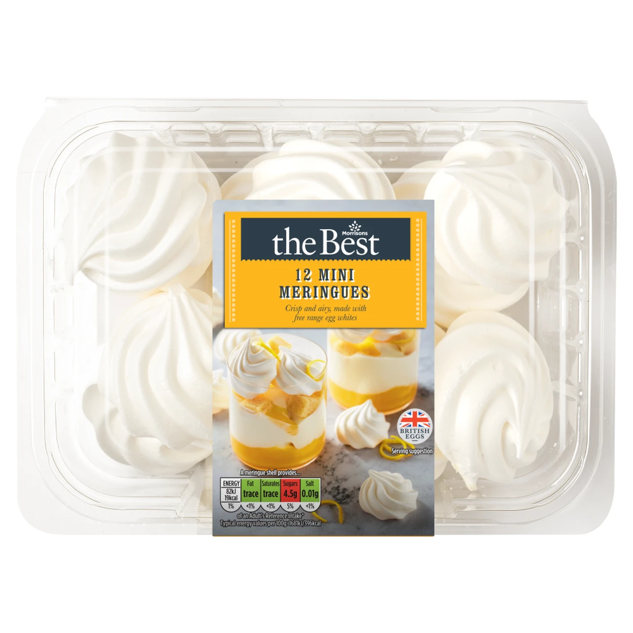Morrisons The Best Mini Meringue Shells | Home Baking & Sugar | Joybuy