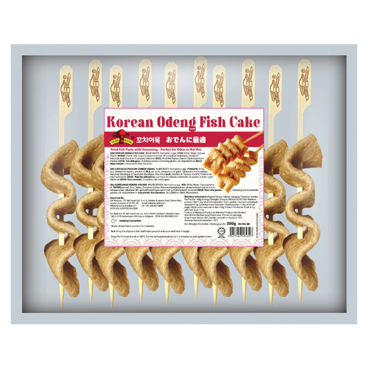 Mushroom Korean Fish Cake For Odeng 300g | Frozen Ready Meals | Joybuy