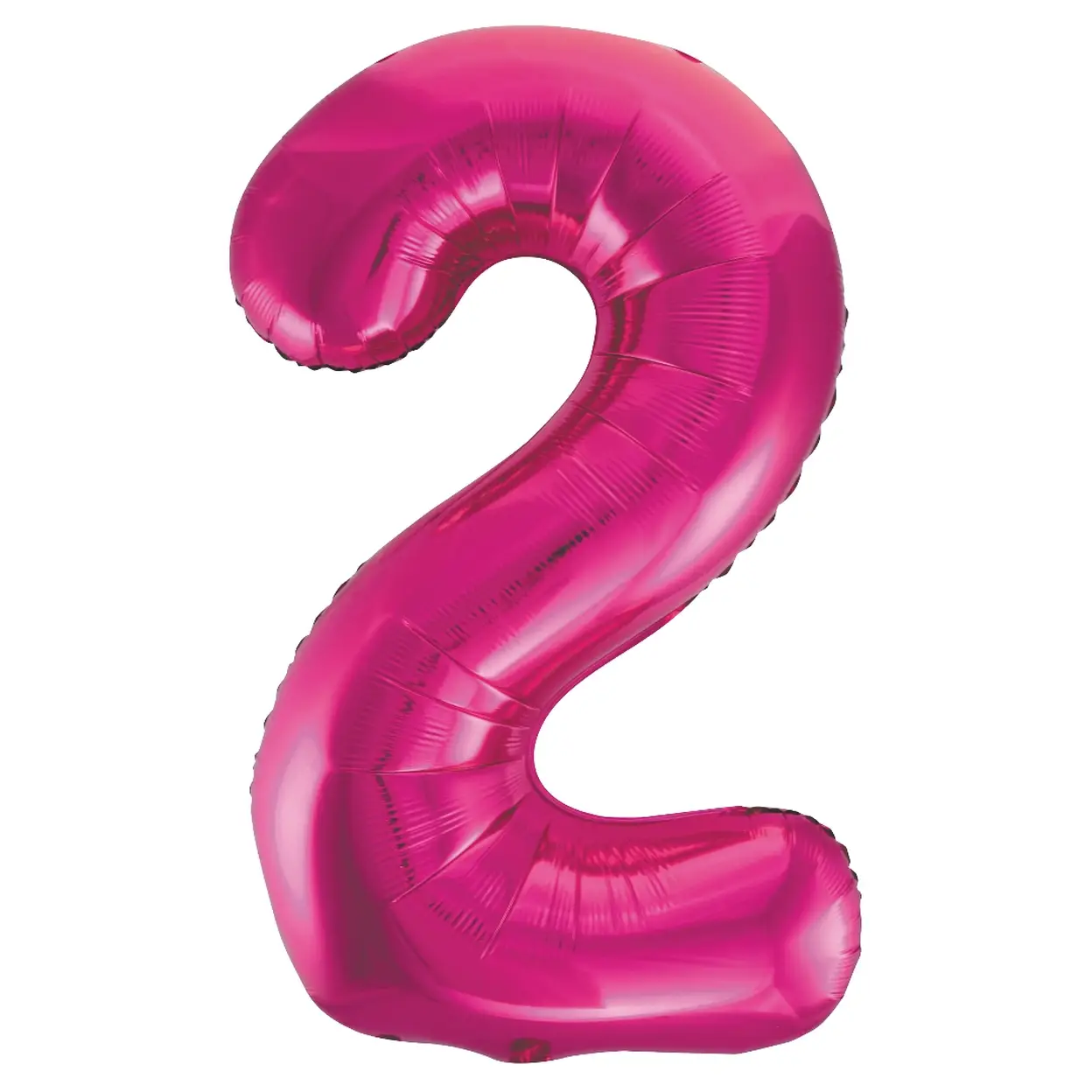 Unique Giant Number 2 Balloon, Pink, 86cm | Decorations | Joybuy