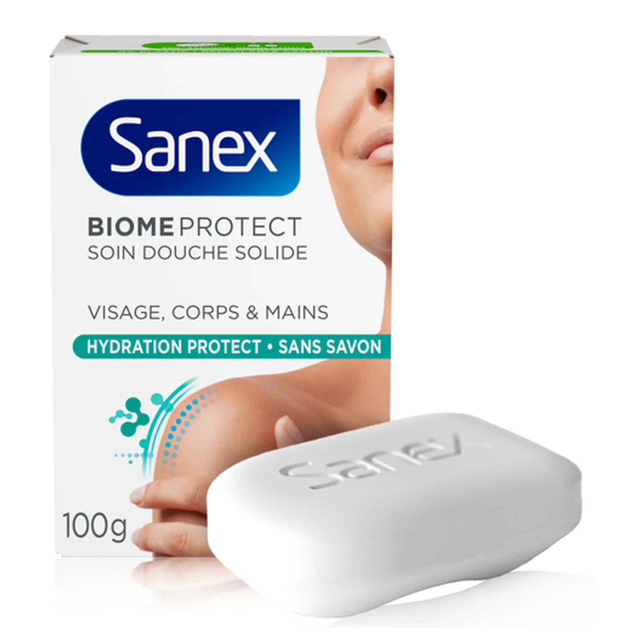 Sanex Savon Solide 100 Gr Biome Protect Hydration Protect | Gel douche ...