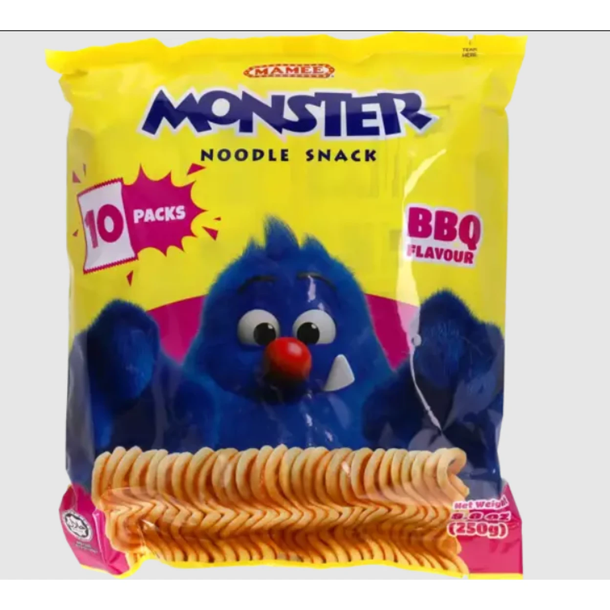 Mamee – Monster Nudelsnack BBQ-Geschmack 10 x 25 g | Snacks & Nüsse ...