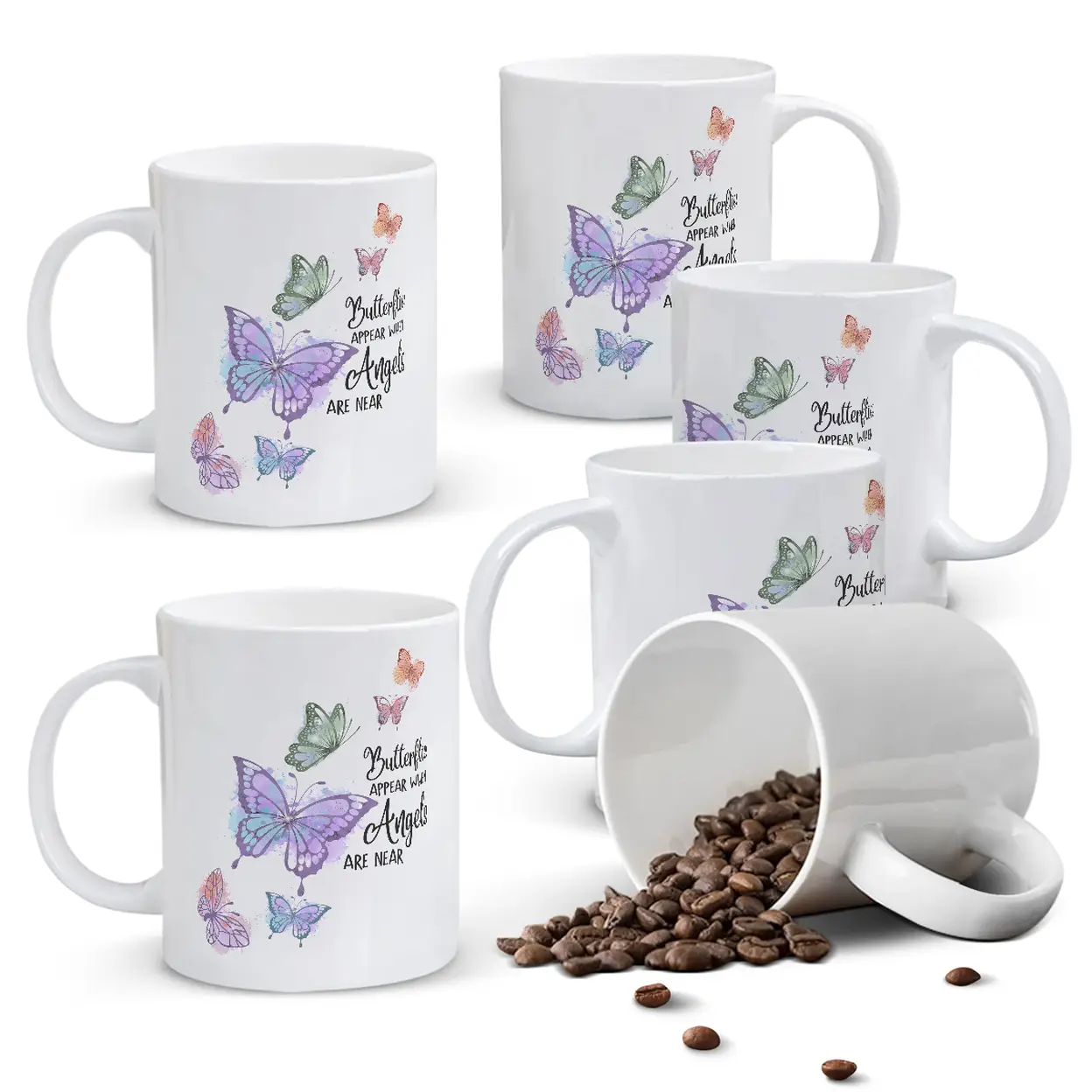 Alphynix 1pc 11oz Butterfly Mug, Coffee Mug, Birthday Gift ...