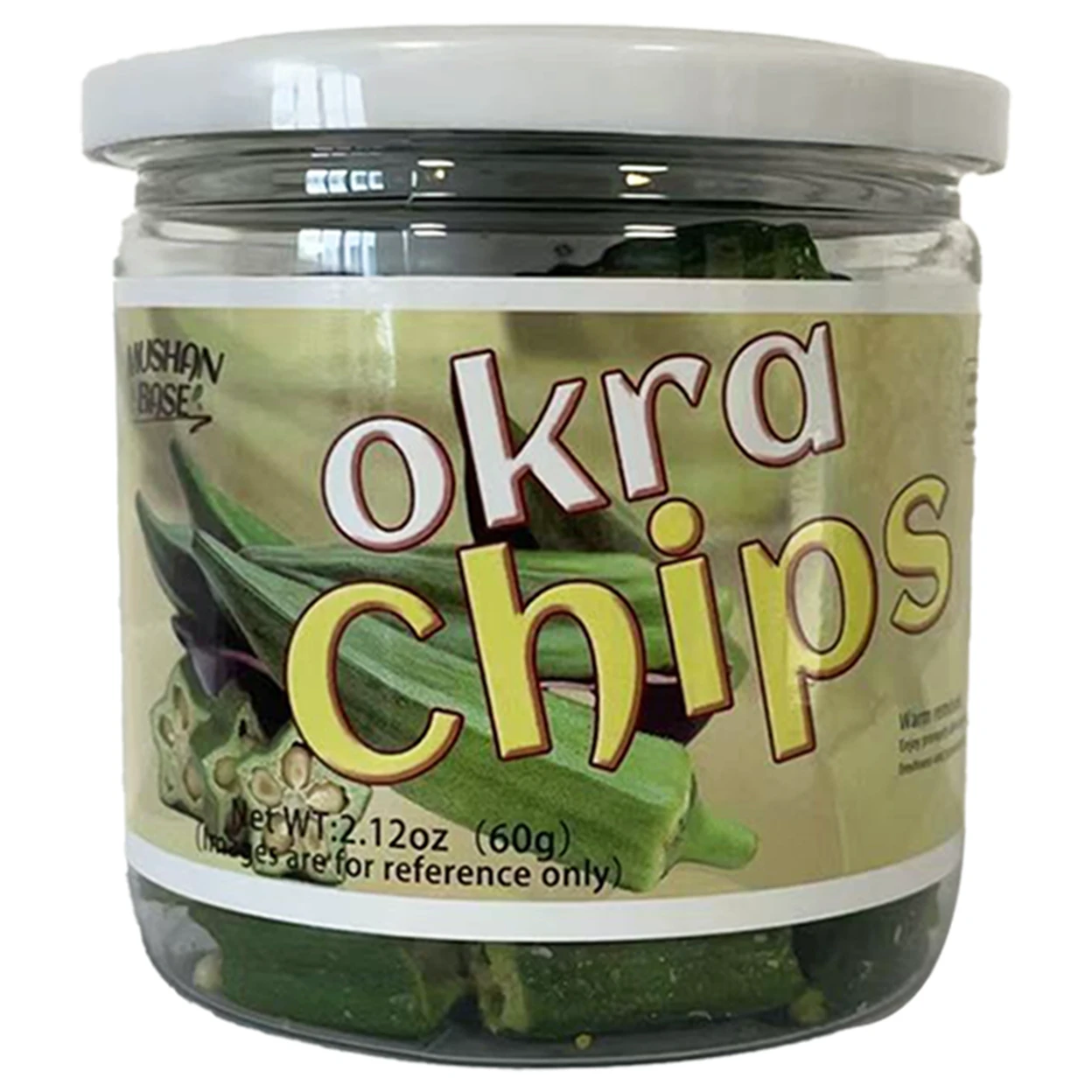 Be&Cheery MUSHAN BASE Knusprige Okra 60 g | Kartoffelchips & Dips | Joybuy