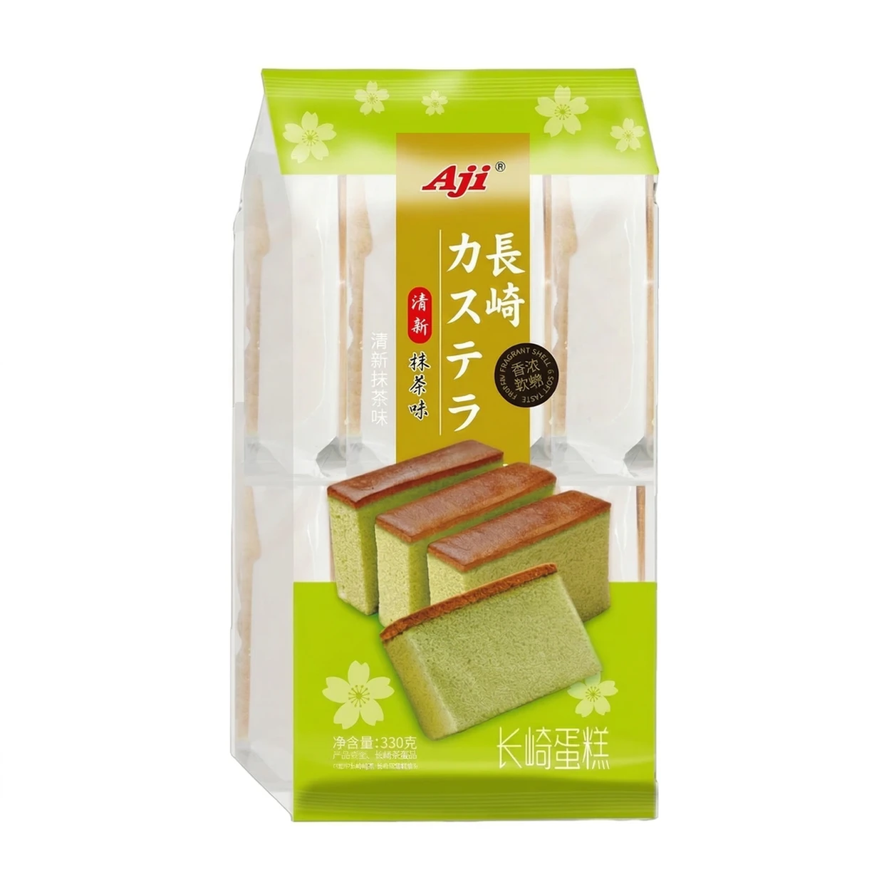 Aji Cake Matcha Flavour 330g (Contains 10 Packs) | Biscuits | Joybuy