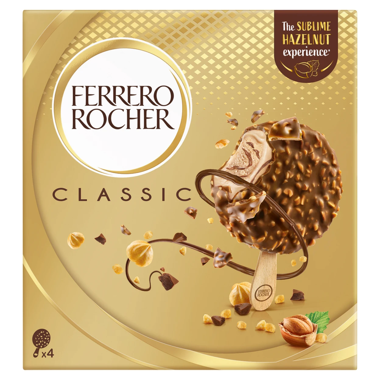 Ferrero Rocher Classic Ice Cream 4 Pack 200g | Ice & Ice Cream | Joybuy