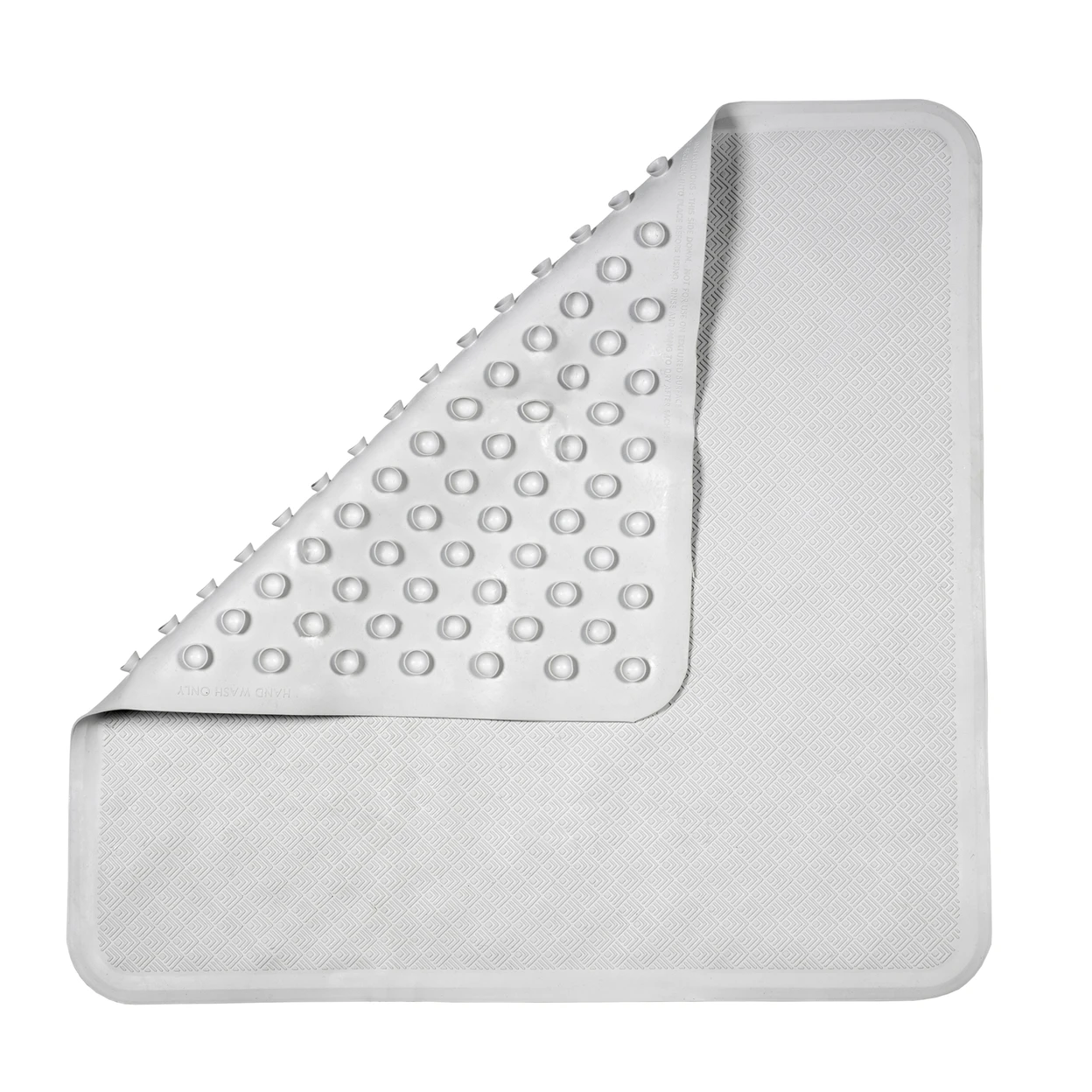 Croydex Bath Mat Rubagrip Square White 53x53cm | Bath Mats | Joybuy