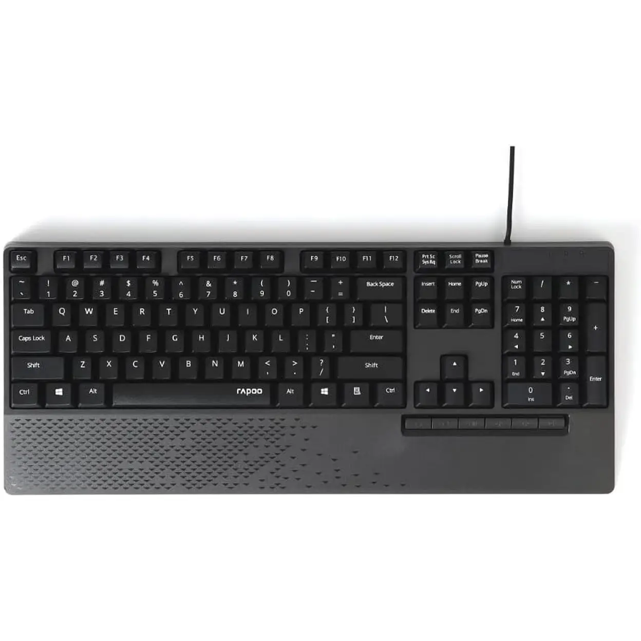 Rapoo Nk2000 Wired Spill-resistant Keyboard - Black (qwerty ...