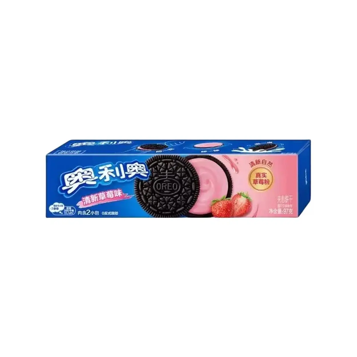 Oreo Sandwich Cookies Strawberry Flavour 97g | Biscuits | Joybuy
