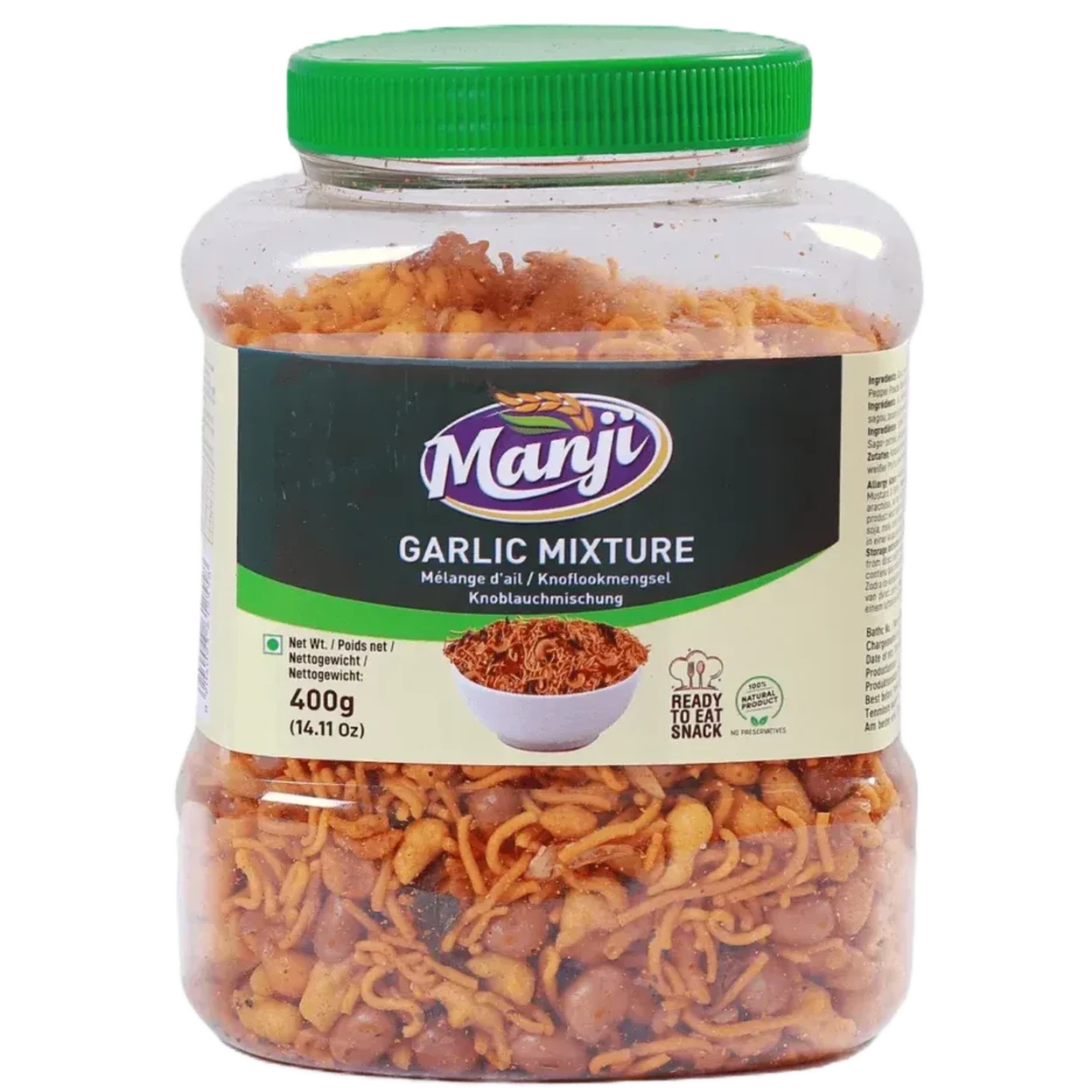 Manji Mélange à l'ail - 400 g | Snacking et fruits à coque | Joybuy