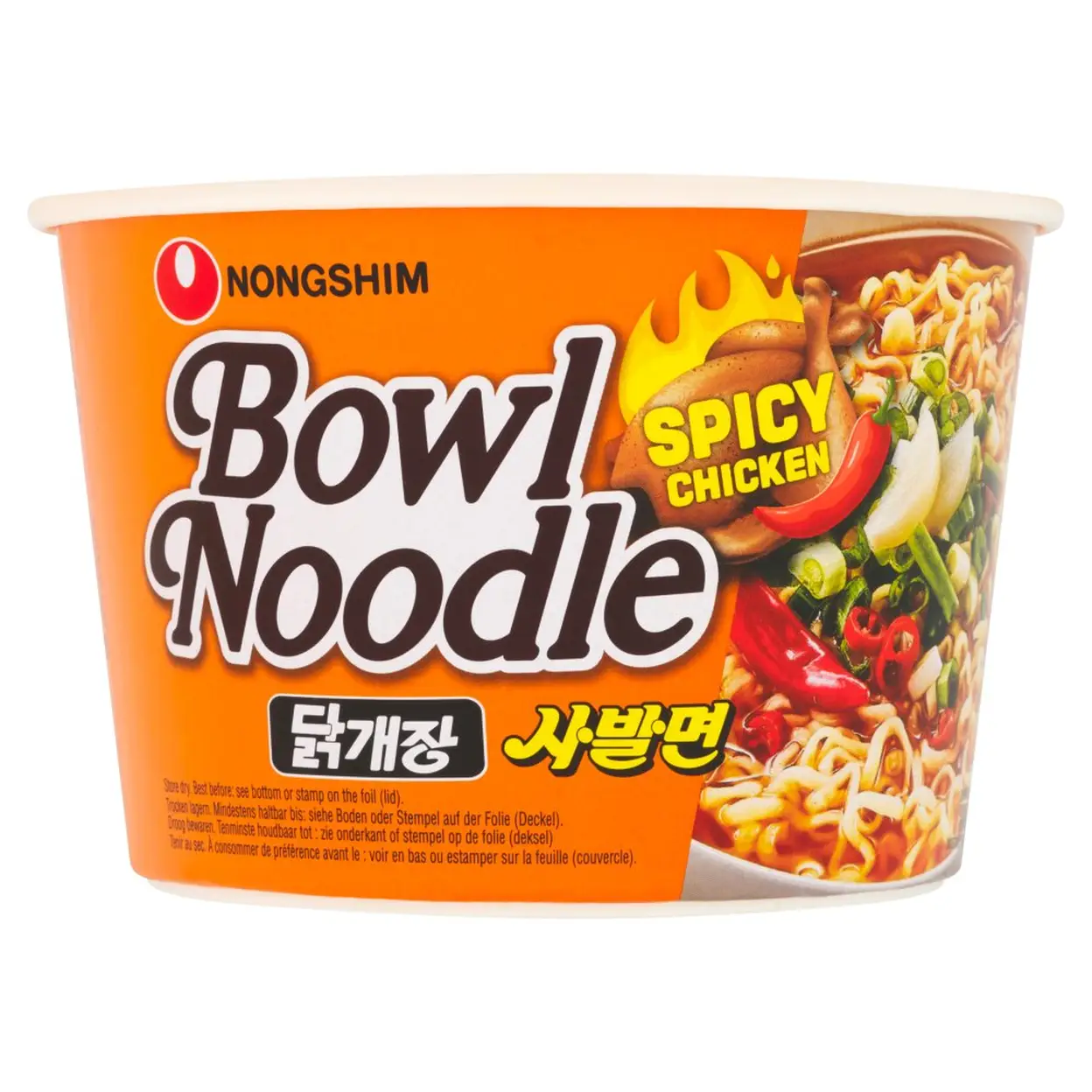 Nongshim Nouilles saveur poulet épicé - 100 g | nouilles instantanées ...