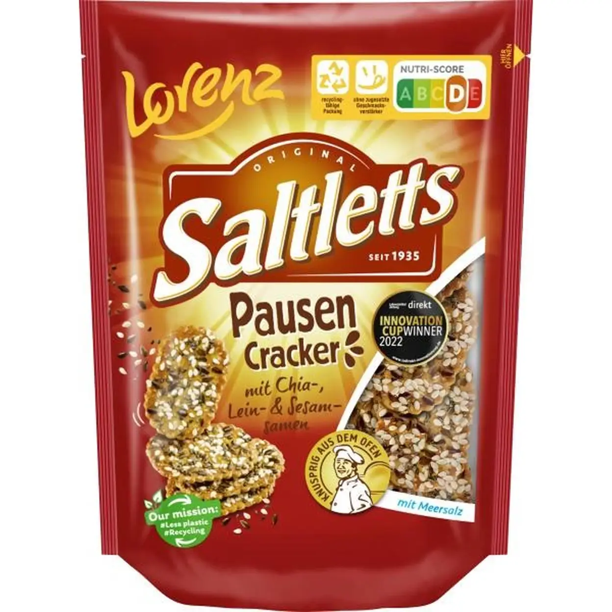 Lorenz Saltletts Break Time Kekse 100g | Cracker & Knäckebrot | Joybuy