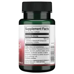 Swanson Ultra Ubiquinol Softgels Kaneka Qh 50 Mg - 60 Softgels ...