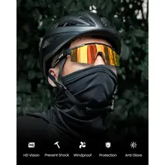 Outdoormaster Hawk Ii Polarized Sports Cycling Sunglasses Black Frame ...